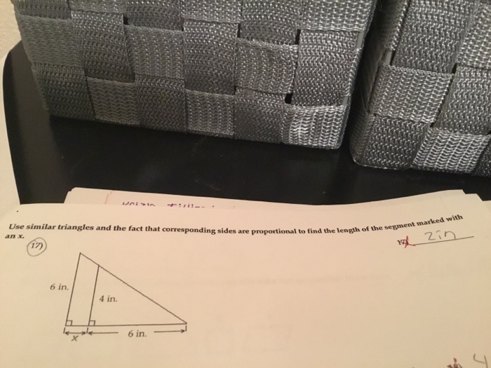 Solved Use similar triangles an x and the fact that | Chegg.com