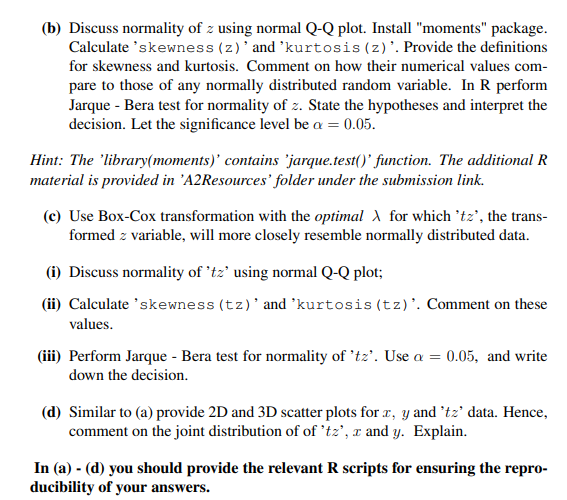 Solved A2Data2. csv represents 3D spatial data matrix that | Chegg.com