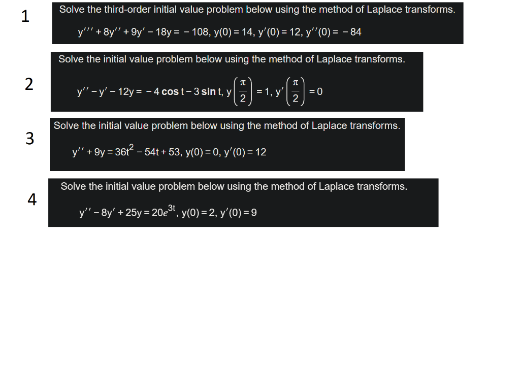 Solved Solve the third-order initial value problem below | Chegg.com