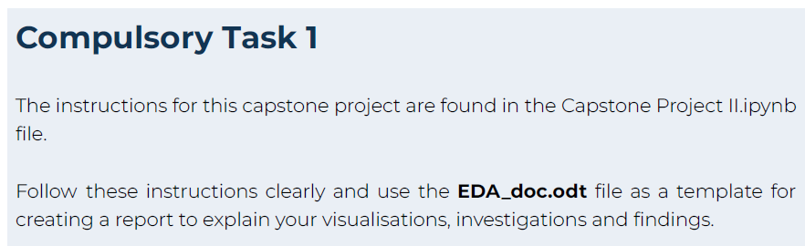 Hi there, Please could you help me complete the EDA | Chegg.com