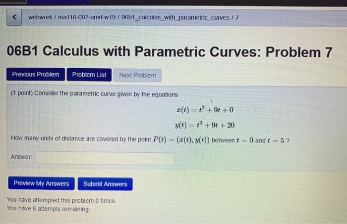 Solved webwork / ma116-002-umd-w19/06b1_calculus_with | Chegg.com