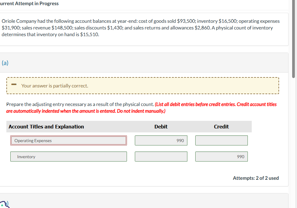 Solved Oriole Company had the following account balances at | Chegg.com