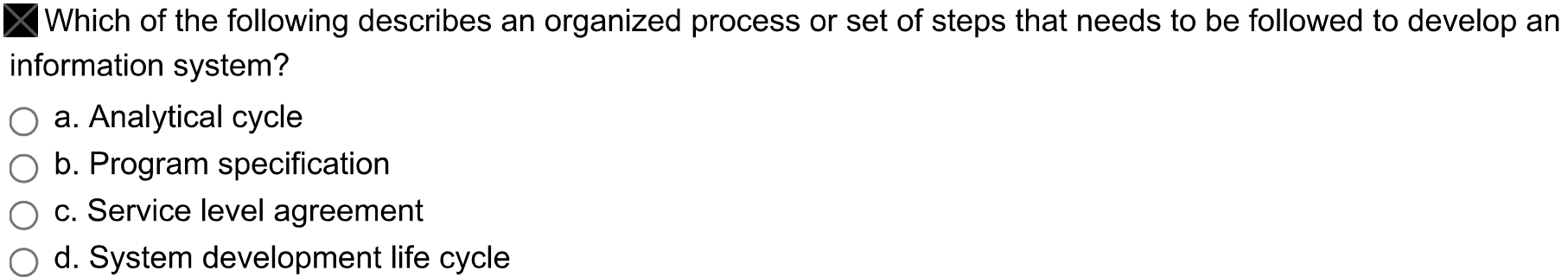 Solved What method is used to develop a comprehensive list | Chegg.com