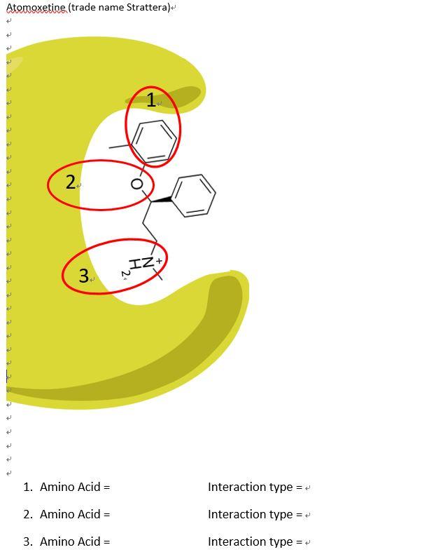 This worksheet depicts different drug structures in | Chegg.com