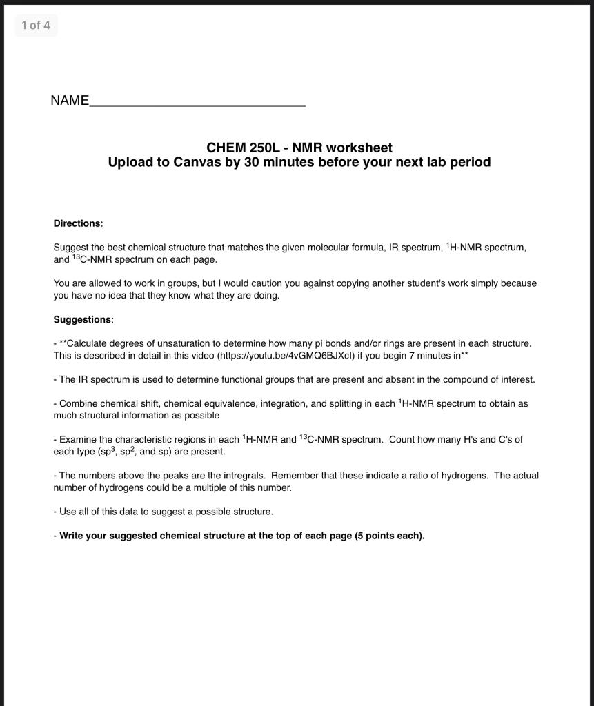 Solved Formula = C6H120 IR 6 1H NMR 2 10 8 4 2 0 PPM 13C NMR | Chegg.com