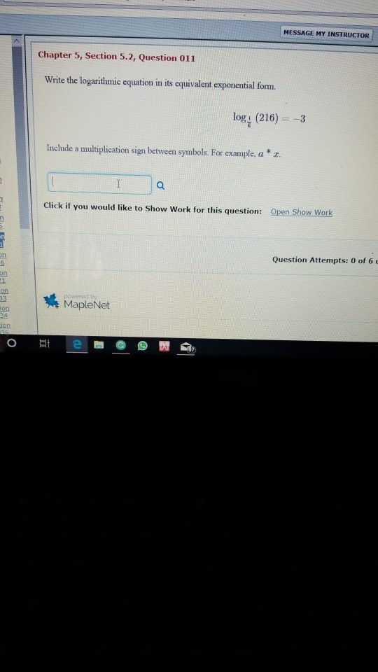 Solved MESSAGE MY INSTRUCTOR Chapter 5, Section 5.2, | Chegg.com