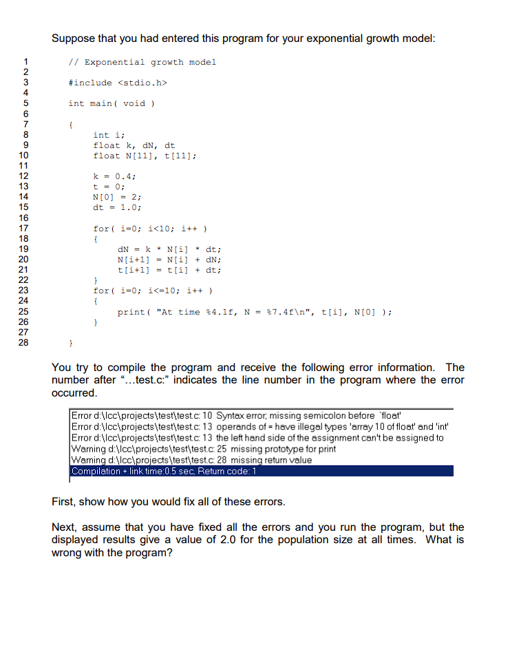 Solved Suppose that you had entered this program for your | Chegg.com