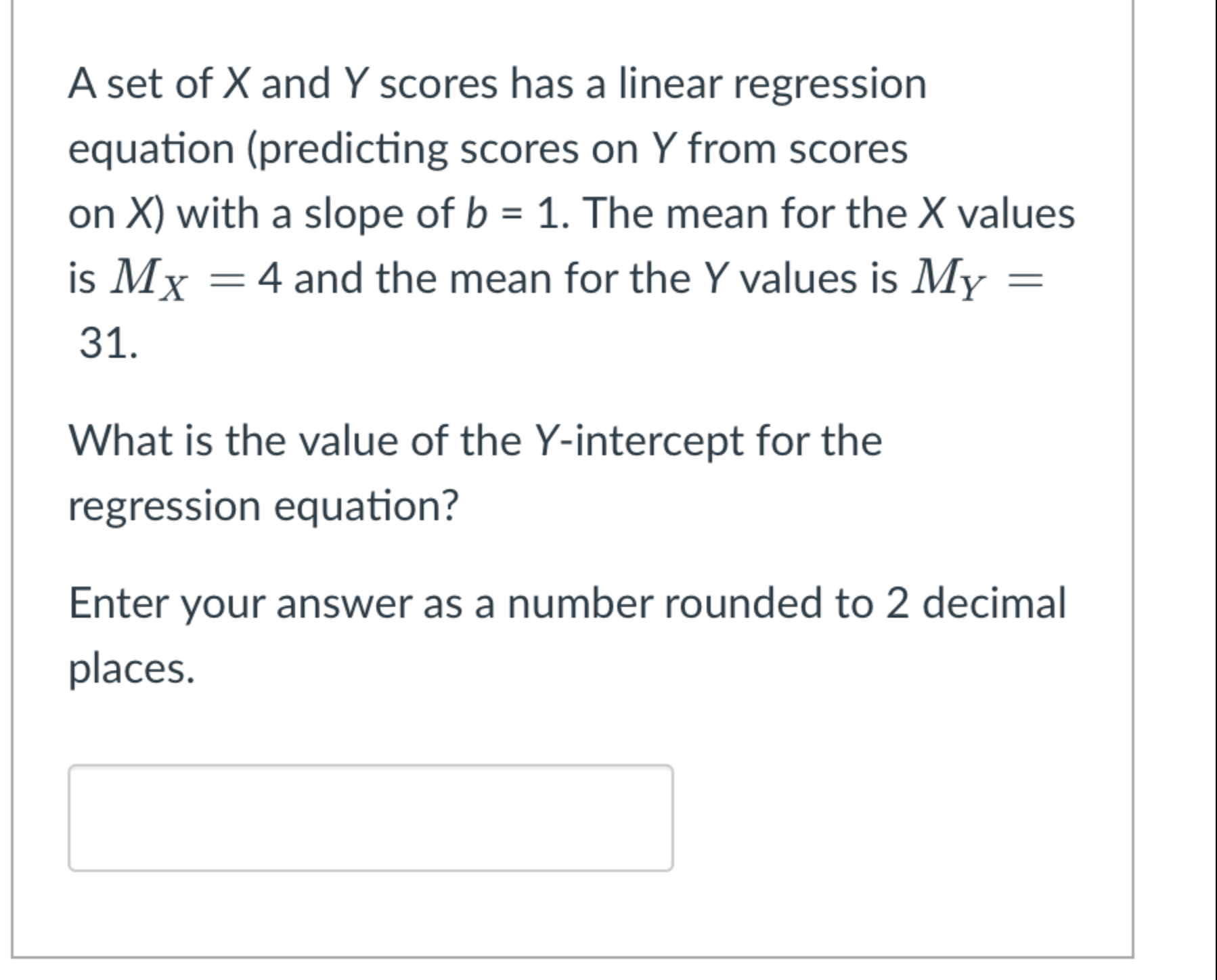 Solved A set of x ﻿and Y ﻿scores has a linear | Chegg.com