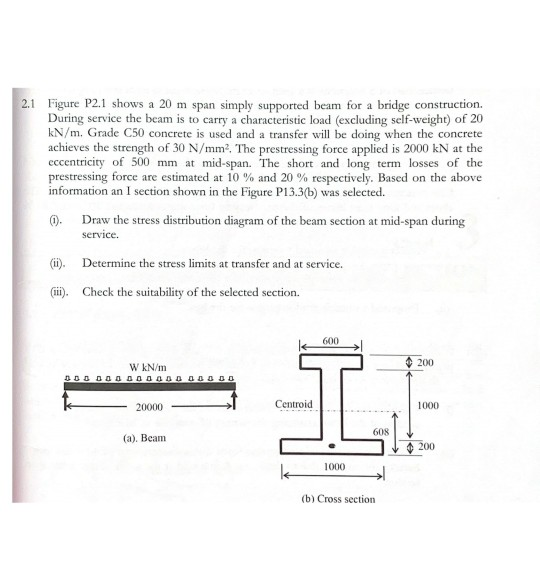 20 M Span Beam - The Best Picture Of Beam