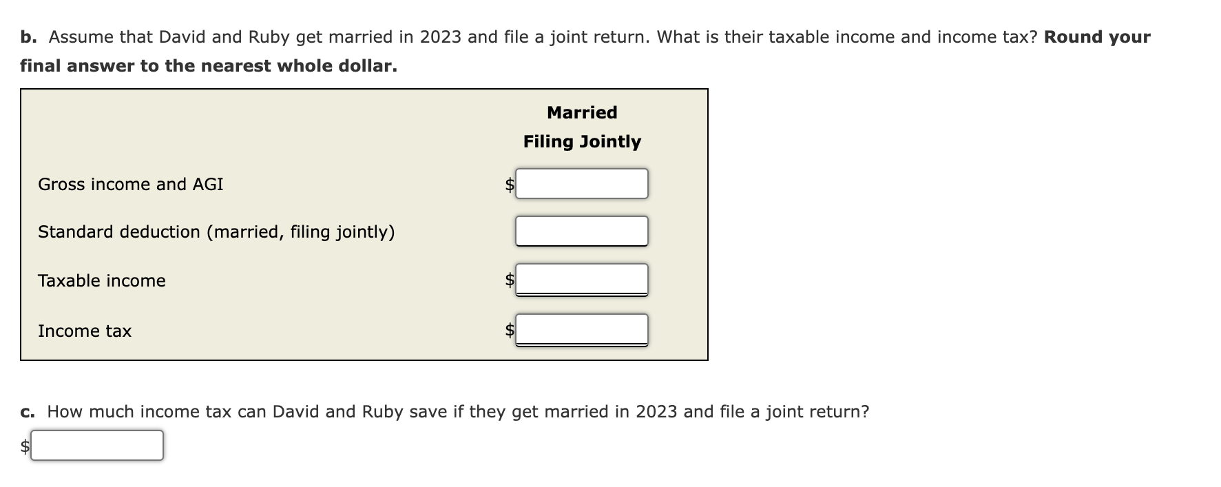 Solved Problem 9-23 (Algorithmic) (LO. 4, 5) David and Ruby | Chegg.com