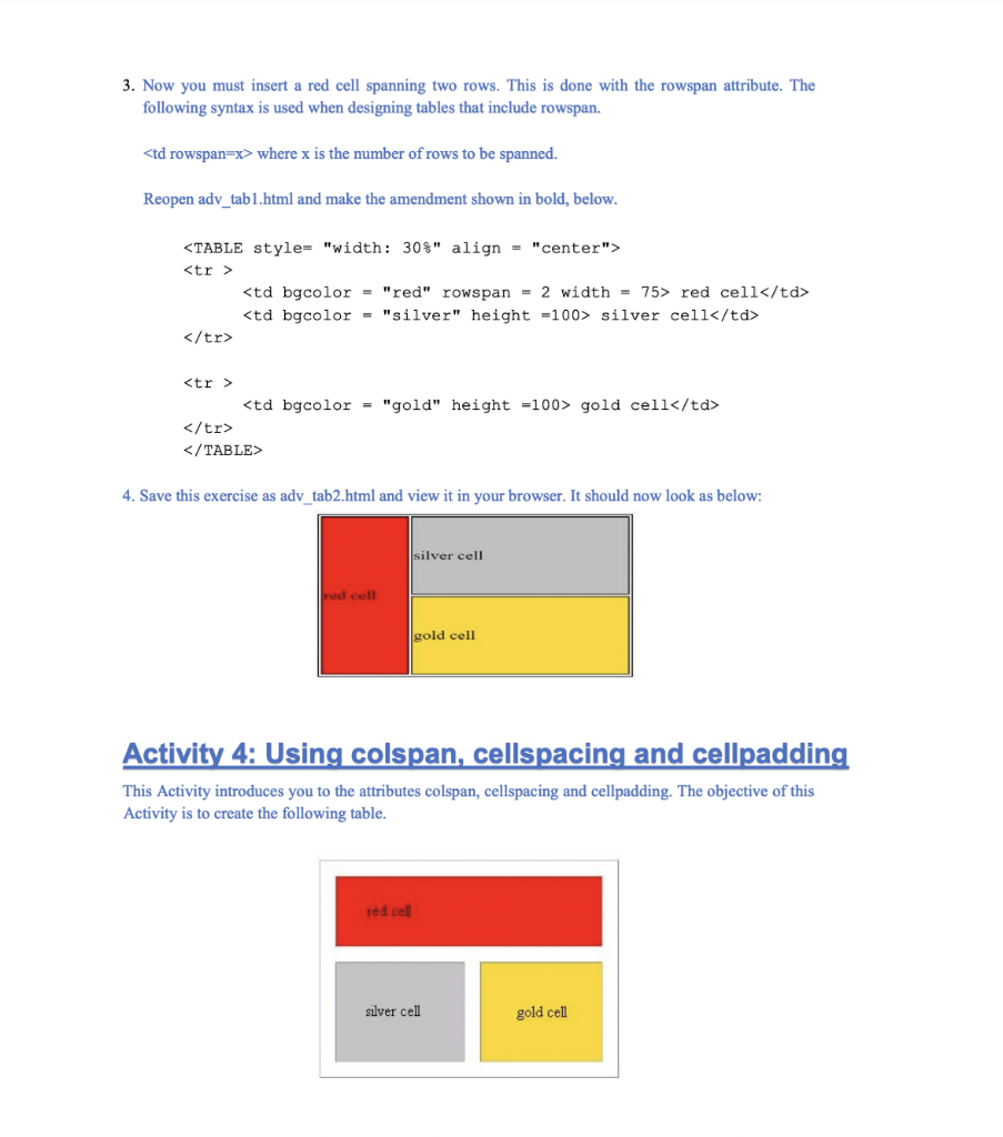 Solved 1. Let us begin by creating the silver and gold | Chegg.com