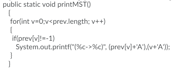 Using the pseudocode below implement the Prim | Chegg.com