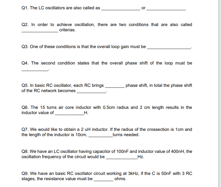 Solved In this Lab, you will build LC type Clapp oscillator | Chegg.com
