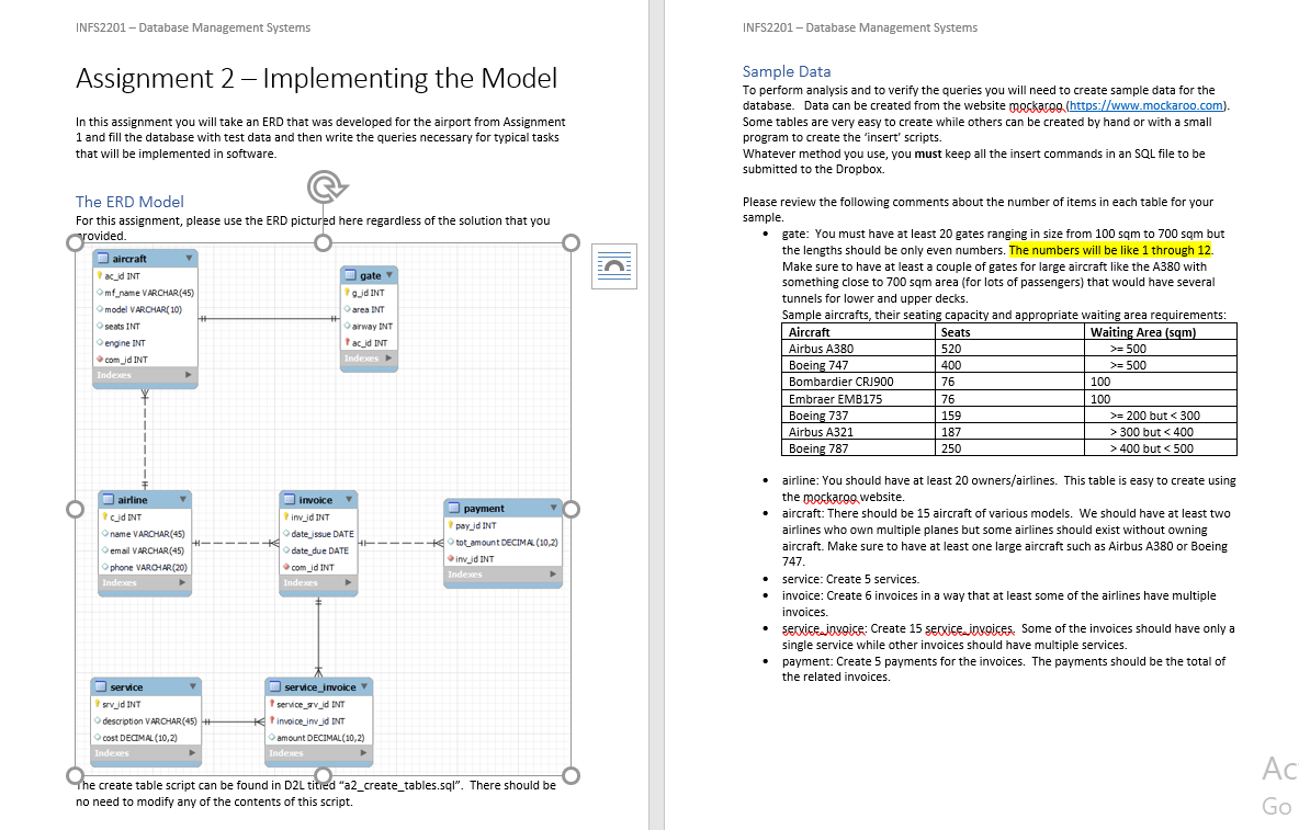 Solved My SQL -- Table `airline` -- | Chegg.com