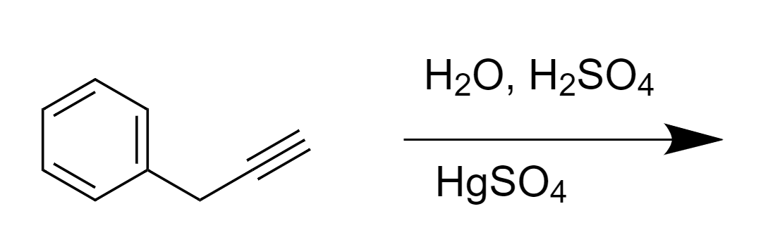 Solved H20, H2SO4 HgSO4 | Chegg.com