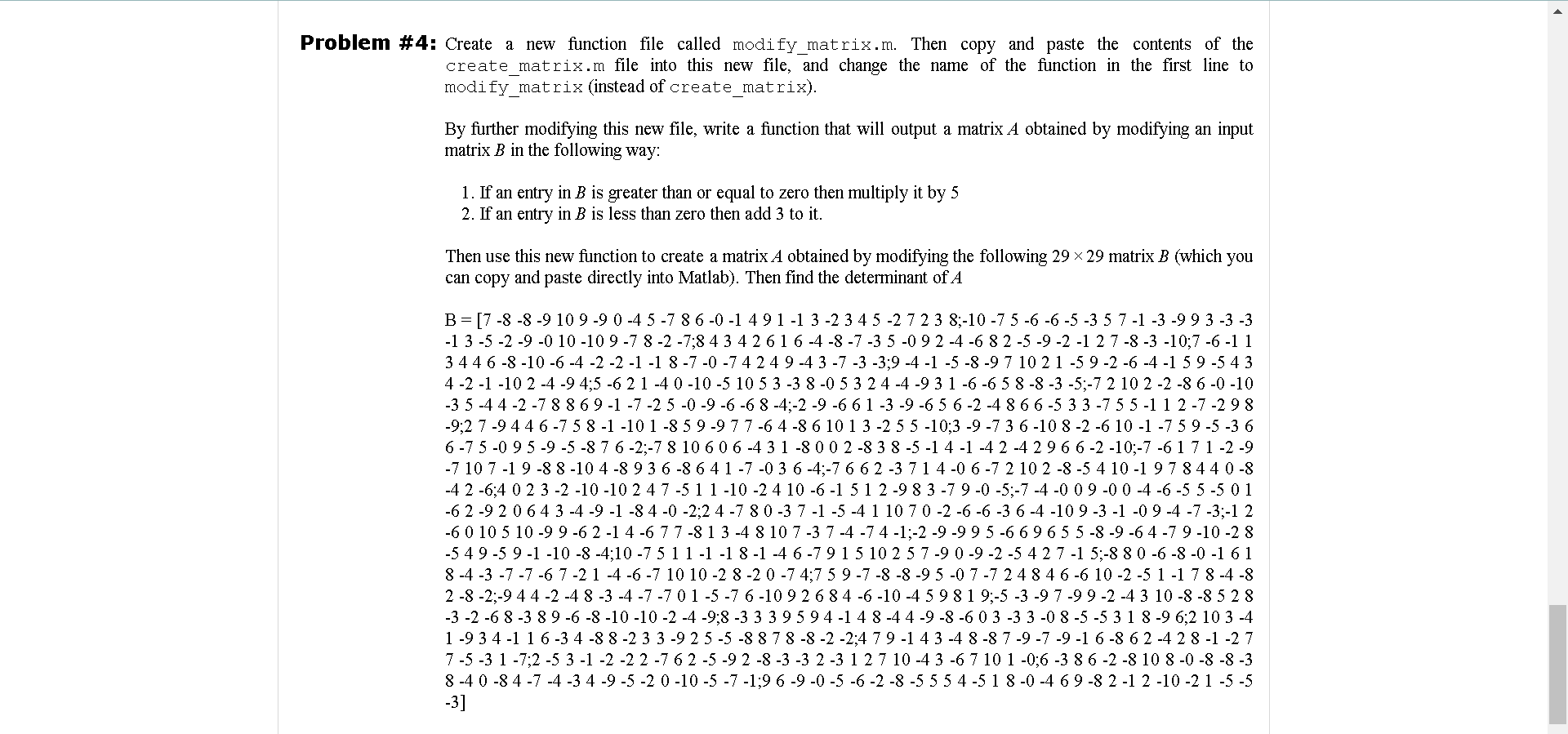 Solved Problem 4 Create A New Function File Called