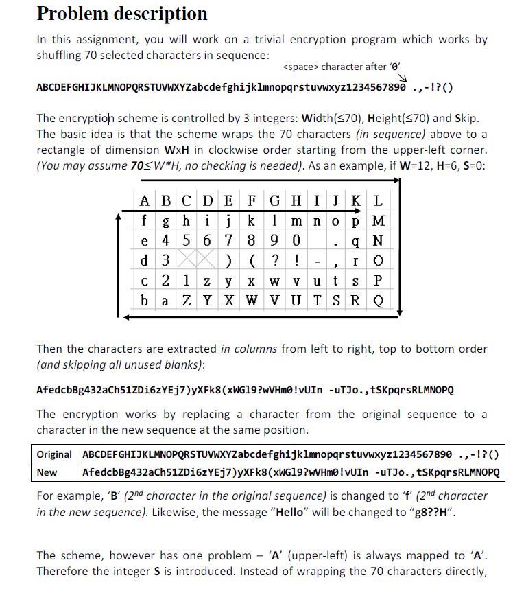 Solved Problem description In this assignment, you will work | Chegg.com