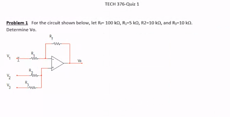 Solved Problem 1 For the circuit shown below, let | Chegg.com