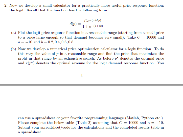 2. Now we develop a small calculator for a | Chegg.com
