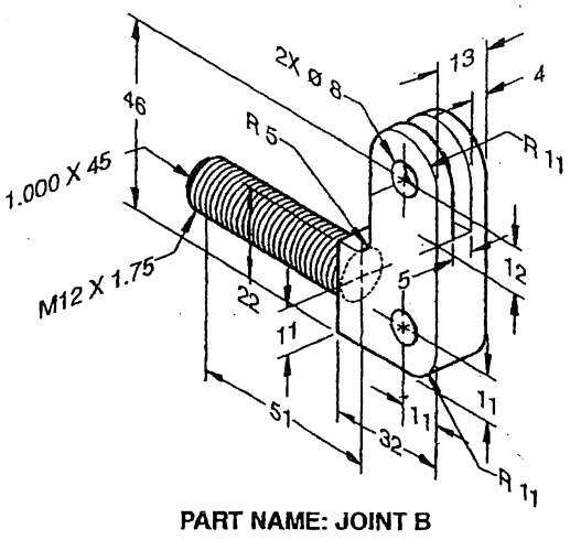 Solved Please use creo to create this model, and shows each | Chegg.com