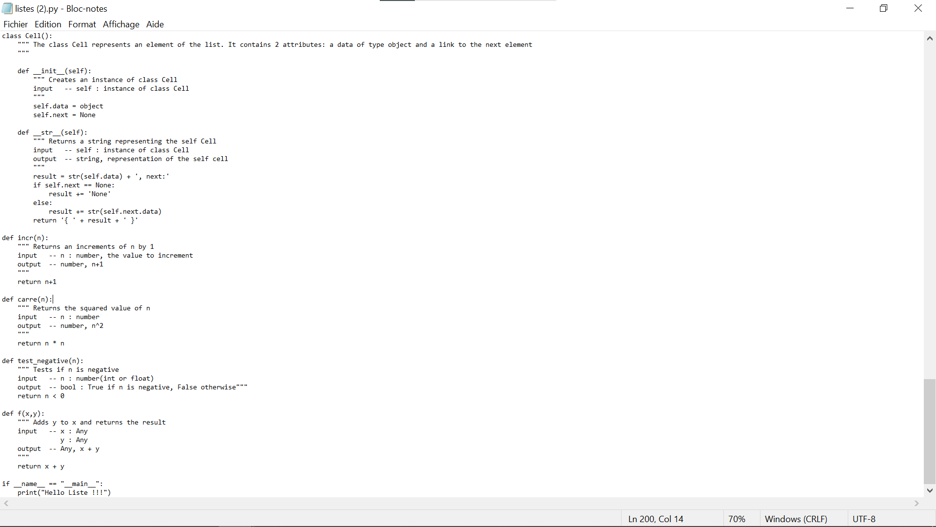 Solved def init (self): "" "Creates an instance of class | Chegg.com