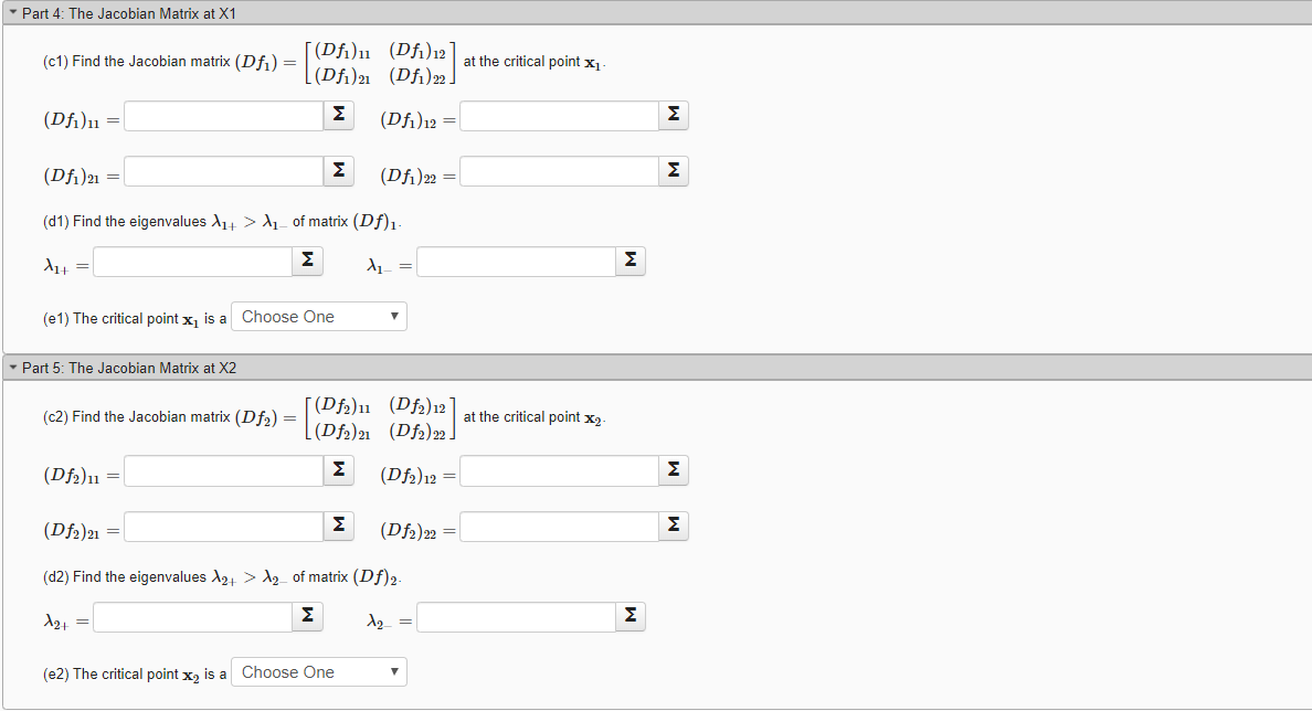 Solved - Part 1: Critical Points Consider the | Chegg.com