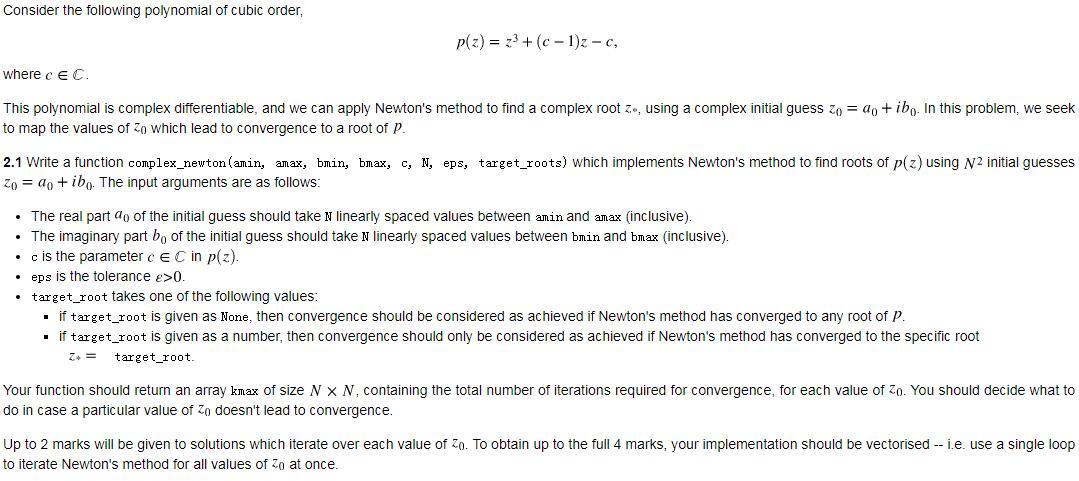 Consider the following polynomial of cubic order, | Chegg.com
