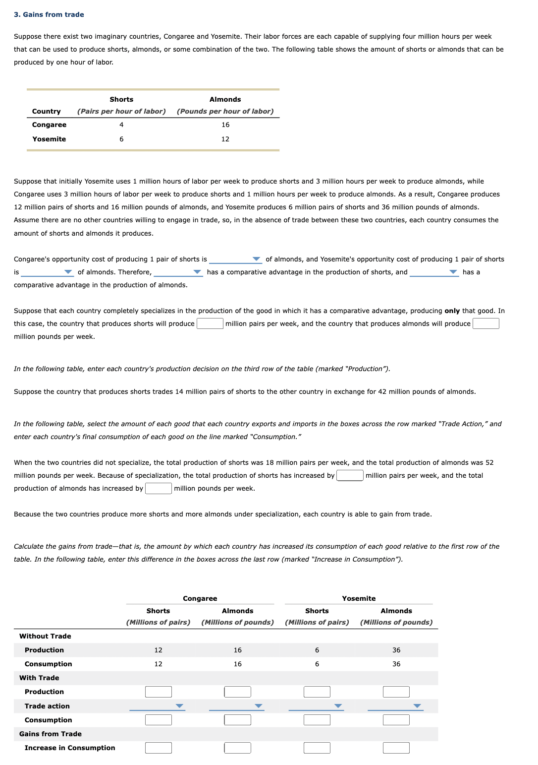 Solved 3. Gains from trade Suppose there exist two imaginary | Chegg.com Solved 3. Gains from trade Suppose there exist two imaginary | Chegg.com