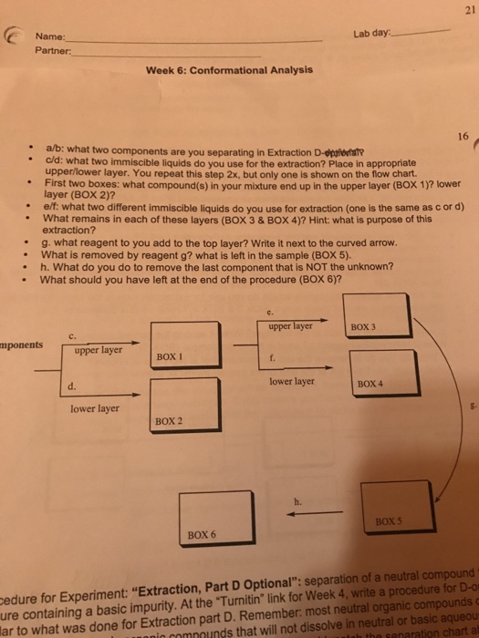 Solved CEDURE Isolating a Neutral Compound from a Mixture | Chegg.com