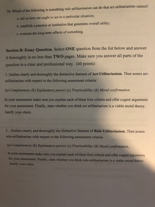 Solved 1. A normative claim tells us a. about the world and | Chegg.com