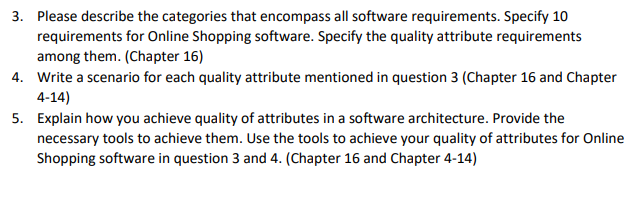 Solved I need this resolved asap COURSE BOOK: Software | Chegg.com