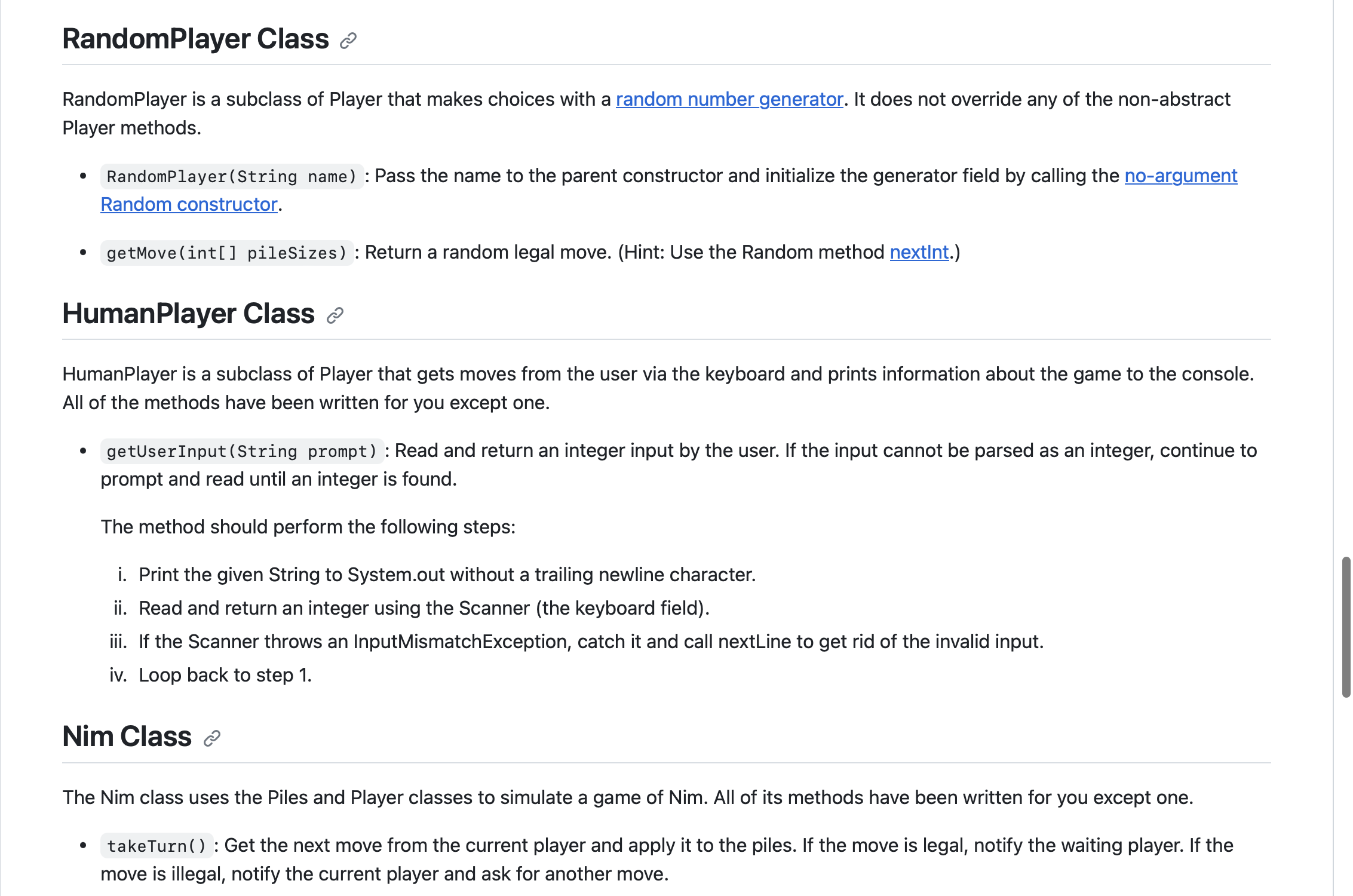 Solved @override public void notifyopponentMove(String name, | Chegg.com