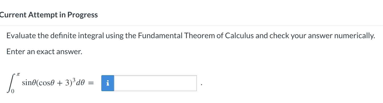 Solved Evaluate the definite integral using the Fundamental | Chegg.com