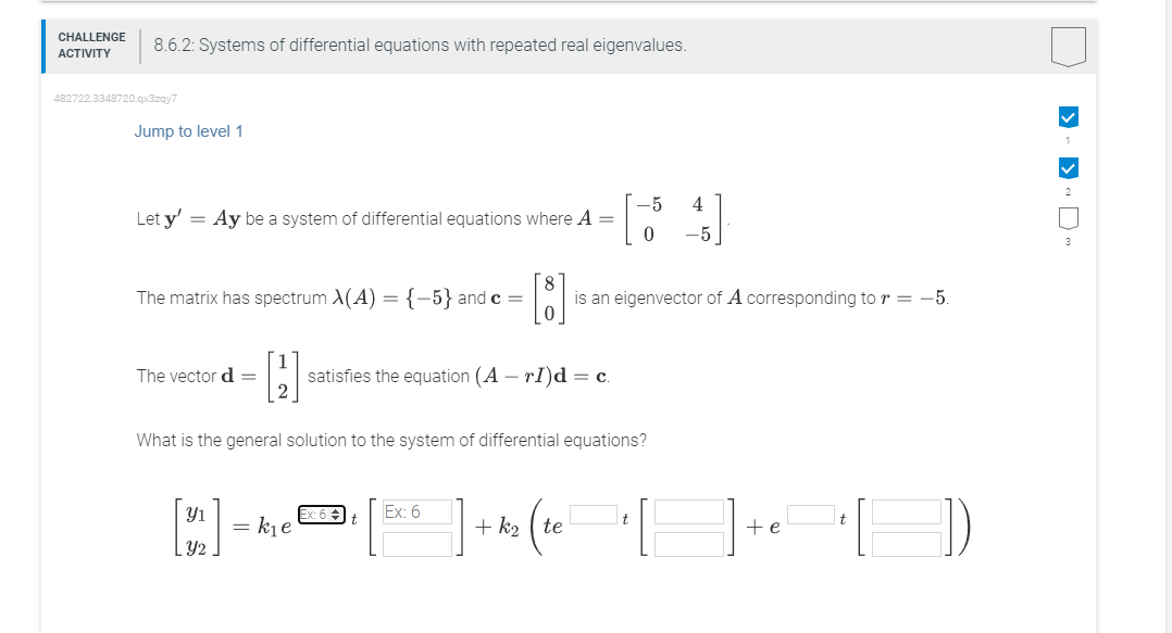 Solved CHALLENGE 8.6.2: Systems of differential equations | Chegg.com