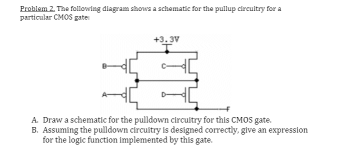 Solved Problem 2. The following diagram shows a schematic | Chegg.com