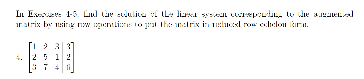 Solved In Exercises 4-5, ﻿find the solution of the linear | Chegg.com