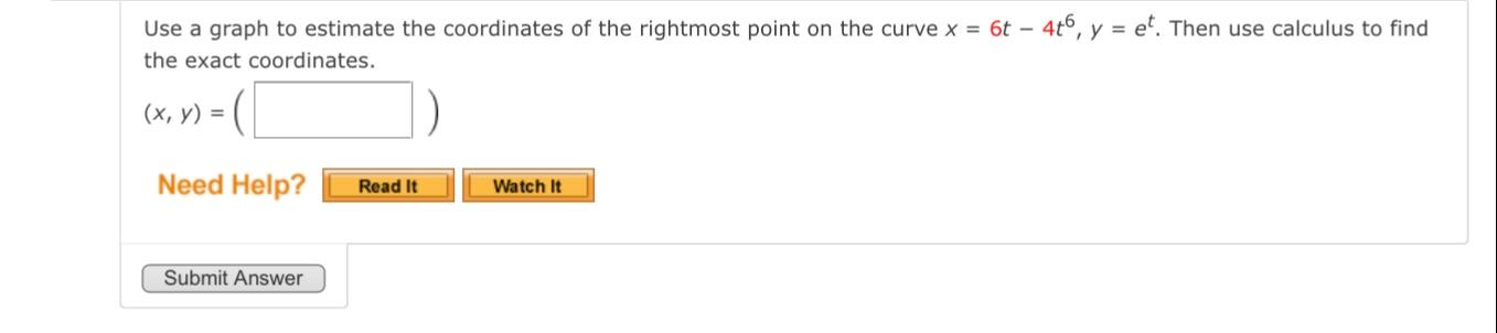 Solved Use a graph to estimate the coordinates of the | Chegg.com