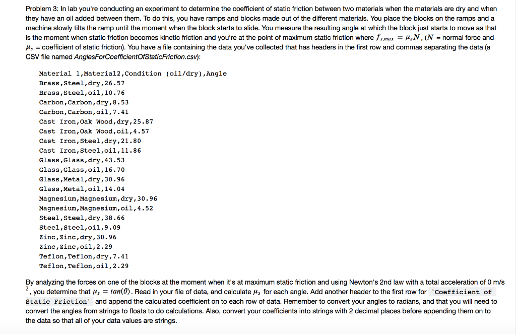 Solved Problem 3: In lab you're conducting an experiment to | Chegg.com
