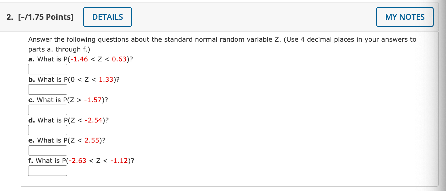 Solved Answer the following questions about the standard | Chegg.com