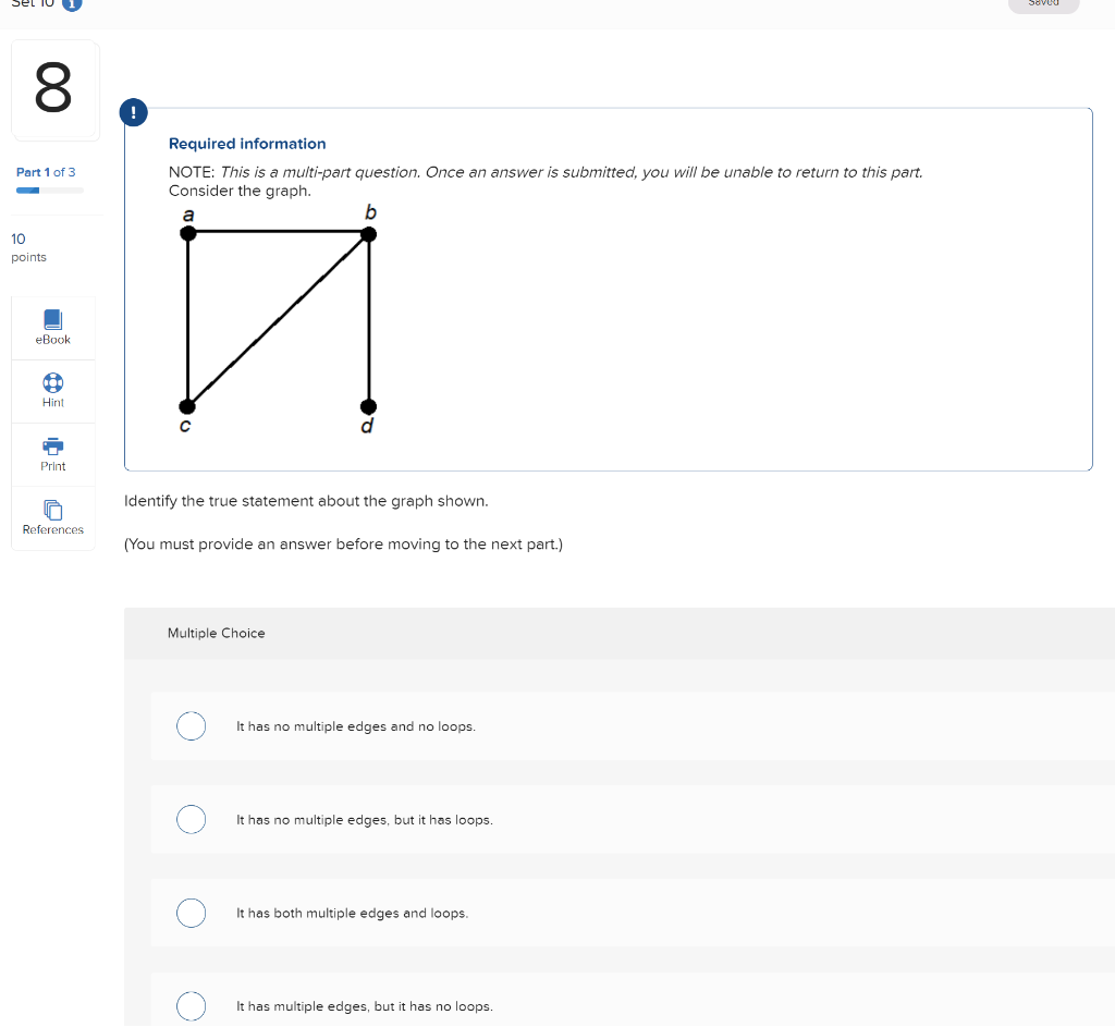 Solved Saved 00 Part 1 of 3 Required information NOTE: This | Chegg.com