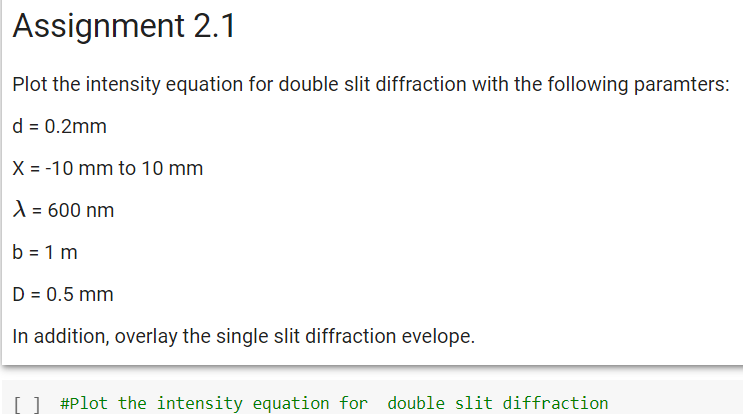 Solved With the introduction of a secondary slit by which | Chegg.com
