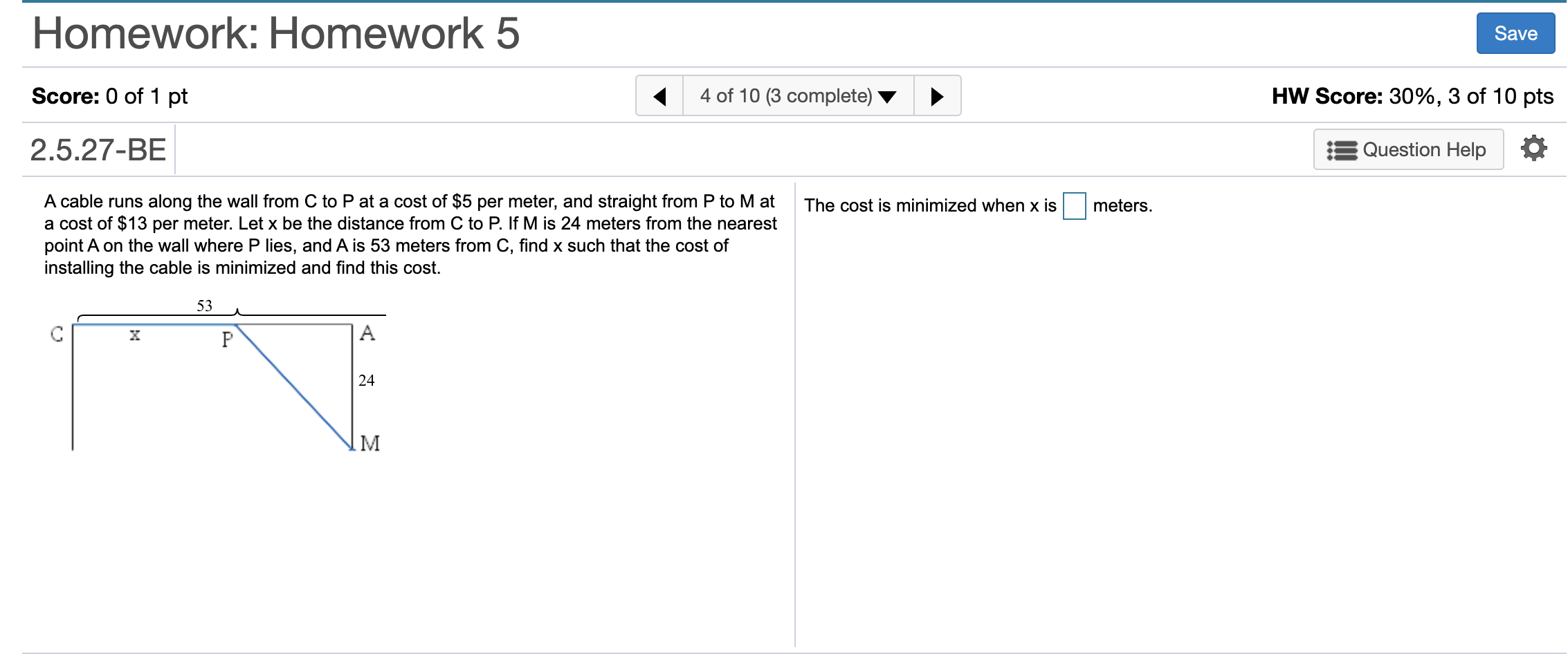 Solved Homework Homework 5 Save Score 0 Of 1 Pt 4 Of 10 3