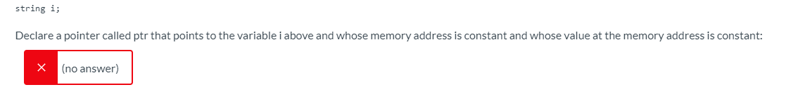 Solved string i; Declare a pointer called ptr that points to | Chegg.com