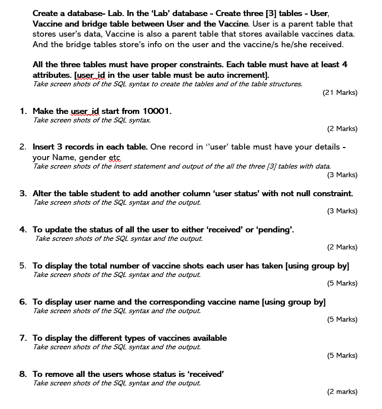 Solved *********************Use MySql Console. Please | Chegg.com