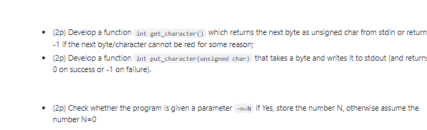 Solved .- Please use C language - Only allowed libraries are | Chegg.com