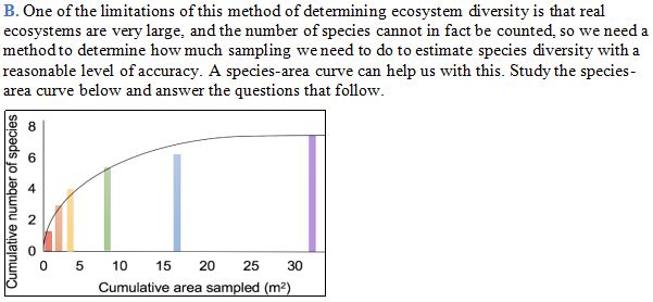 Solved i (a) How many different species are recorded in the | Chegg.com