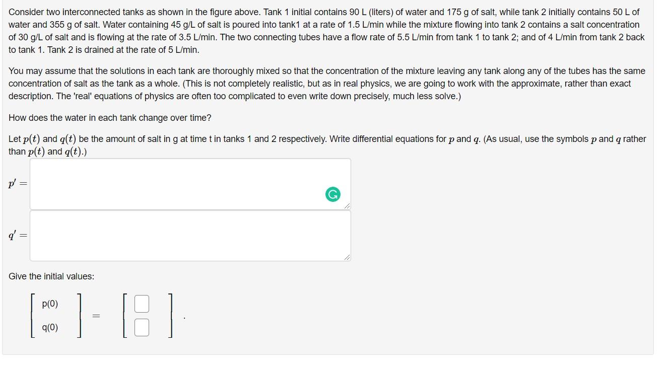 Solved Section 7 1 Introduction First Order Systems Problem