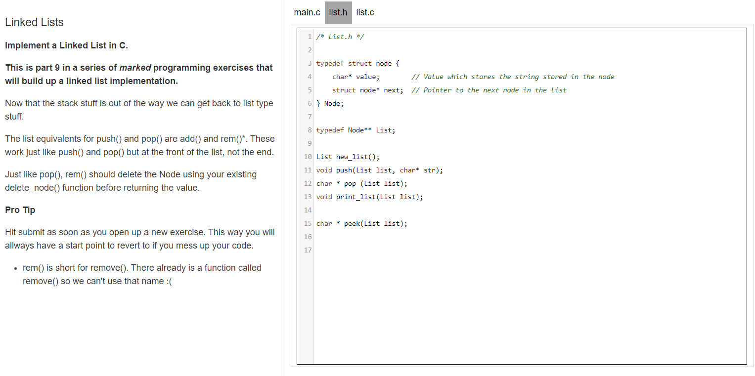Solved Mainc Listh Listc Linked Lists Implement A Linked 1767
