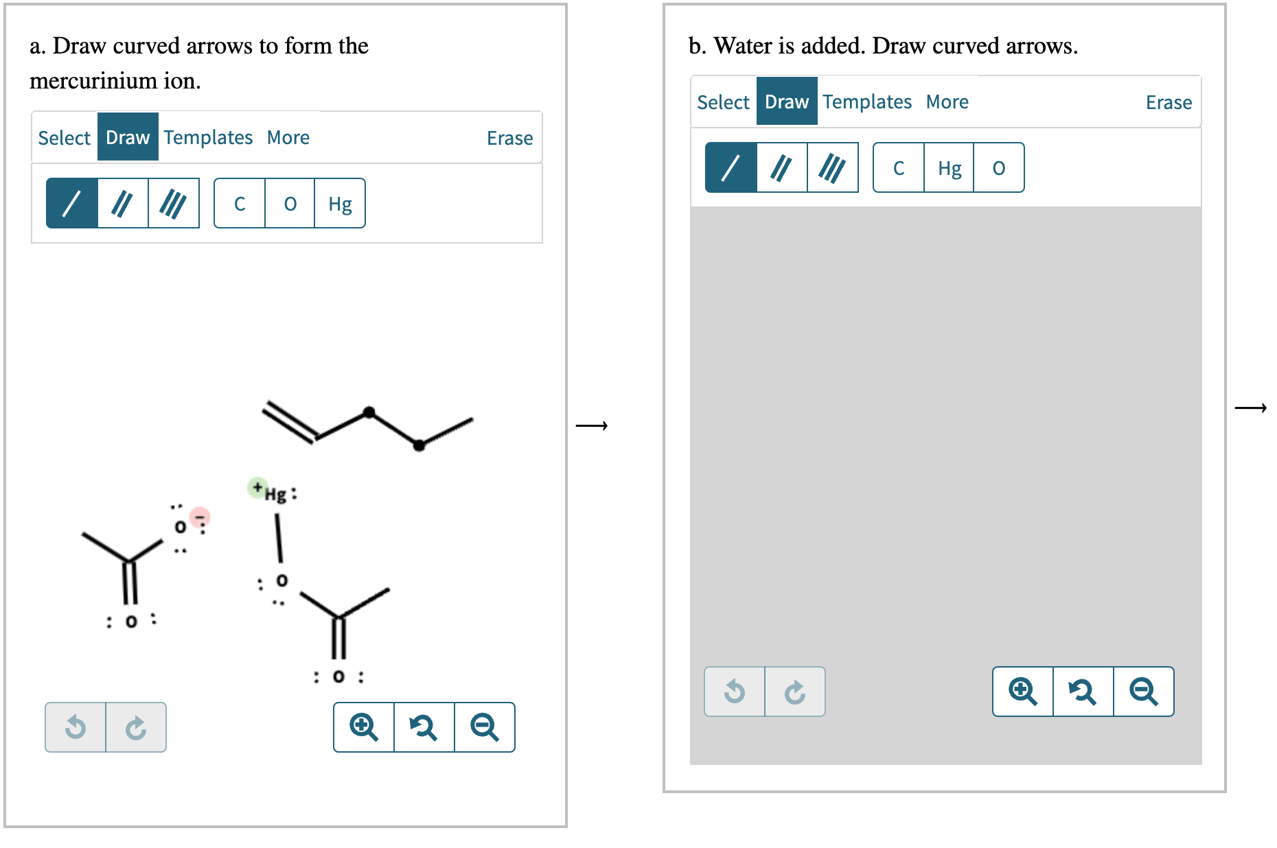 Solved Consider The Oxymercuration Reaction Of Pent‑1‑ene