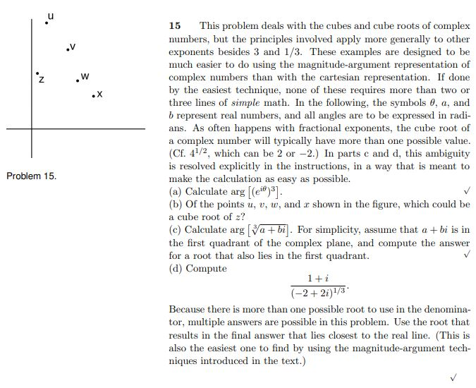 Solved Problem 15. 15 This problem deals with the cubes and | Chegg.com